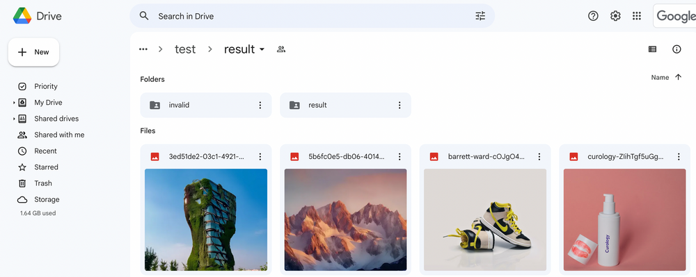 Guide Step By Step - Batch Uploading From Google Drive in Deep-image.ai