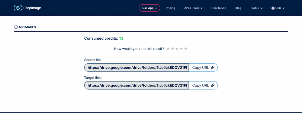 Guide Step By Step - Batch Uploading From Google Drive in Deep-image.ai
