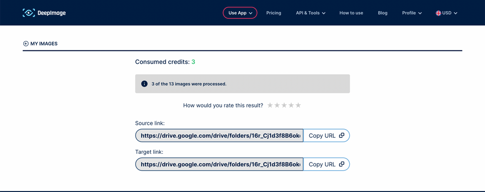 Guide Step By Step - Batch Uploading From Google Drive in Deep-image.ai