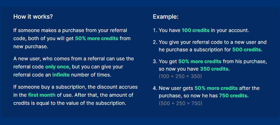 Understanding Credits System and Referral Benefits in Deep-image.ai
